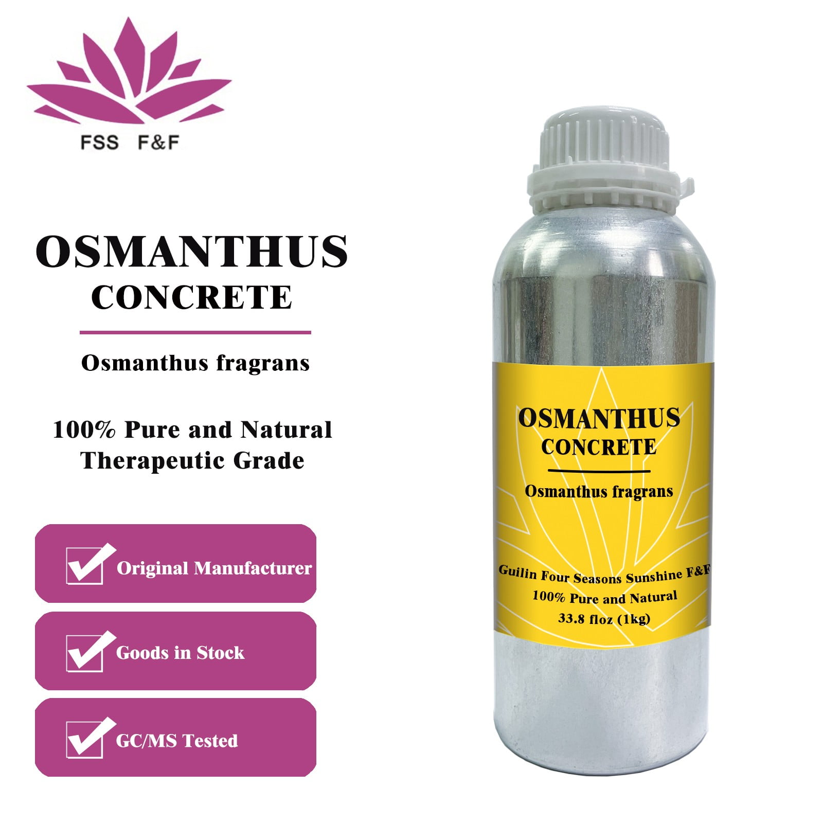 100% pure concrete osmanthus extract essential oil / Your natural ...